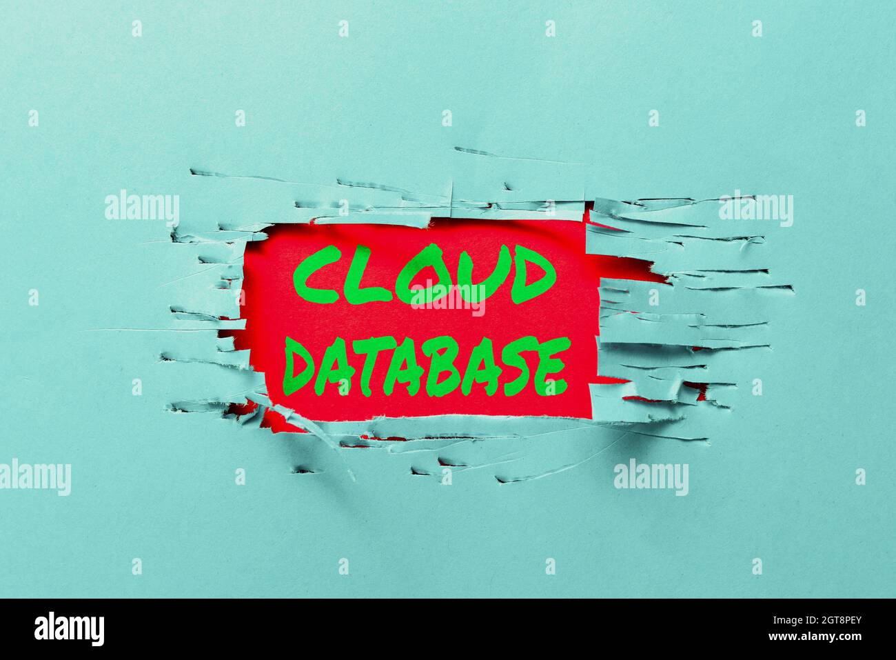 Handwriting text Cloud Database. Business overview optimized or built for a virtualized ...