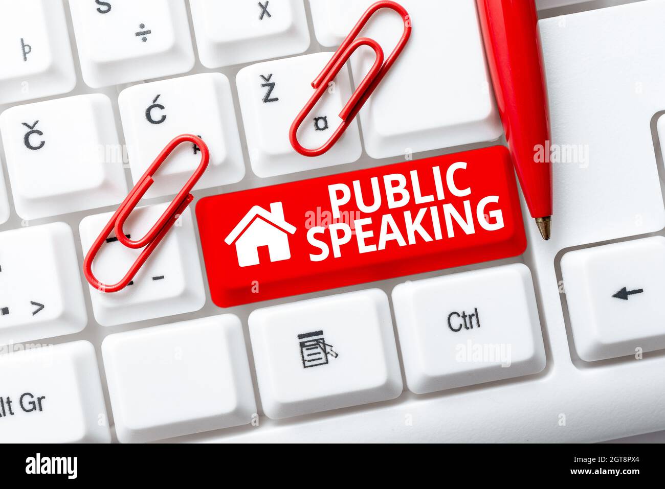 Hand writing sign Public Speaking. Business approach talking showing ...