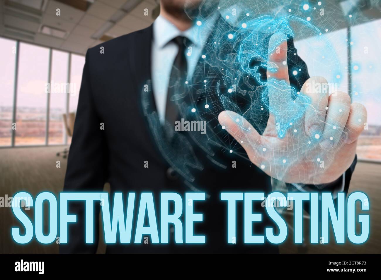 Conceptual Caption Software Testing Business Concept Evaluate The Functionality Of A Software