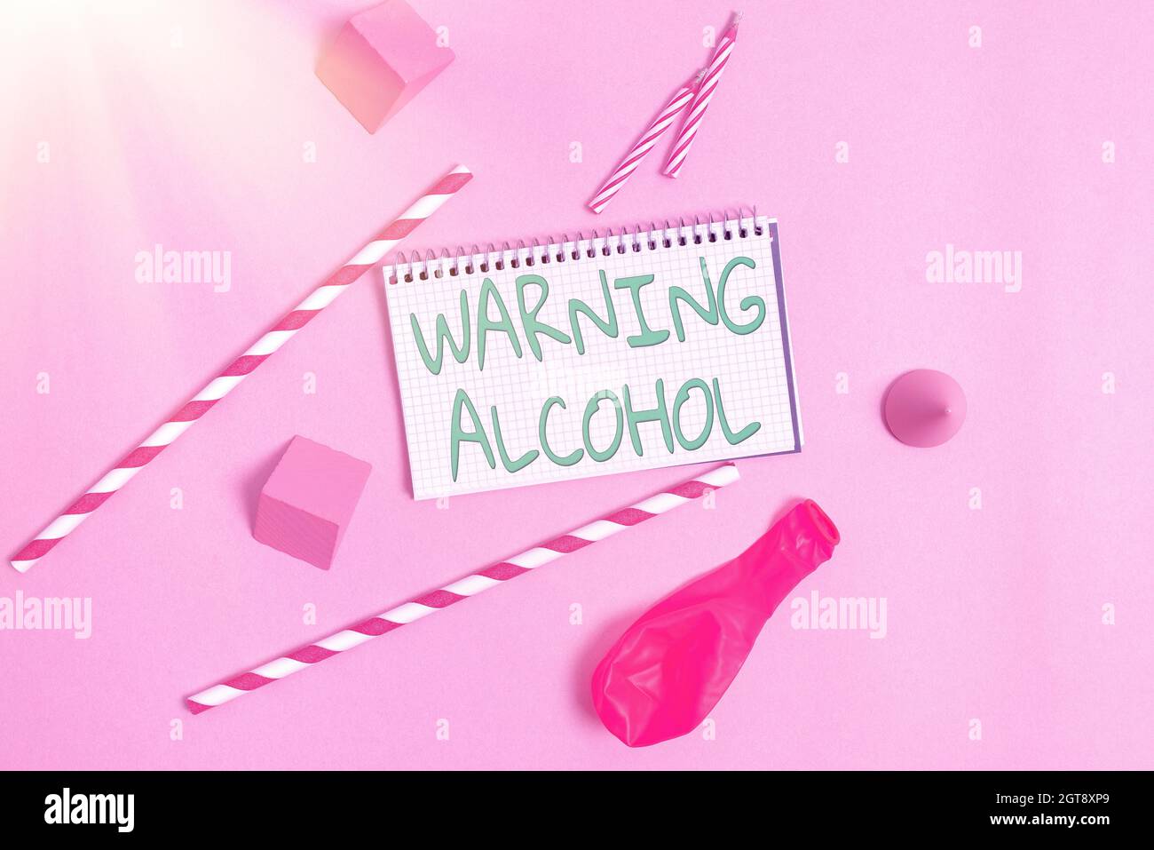 Inspiration showing sign Warning Alcohol. Business overview messages ...