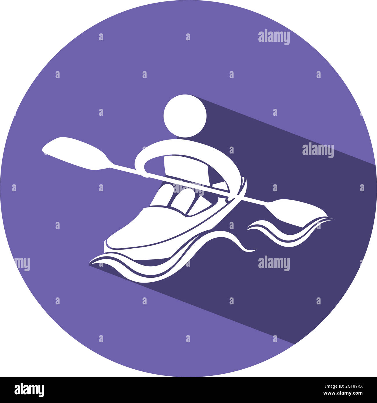 Kayaking Stock Vector Images - Alamy