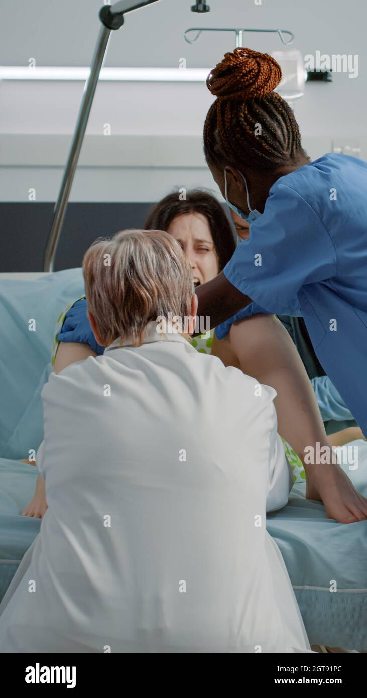 Pregnant Women Giving Birth Standing Up