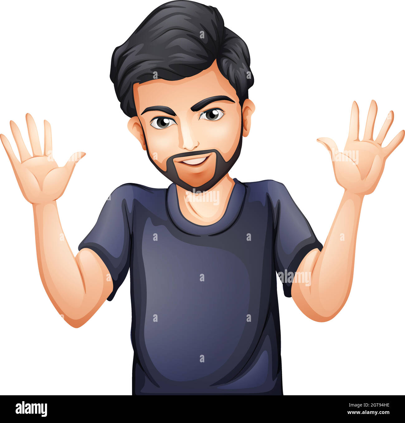 A handsome man Stock Vector Image & Art - Alamy