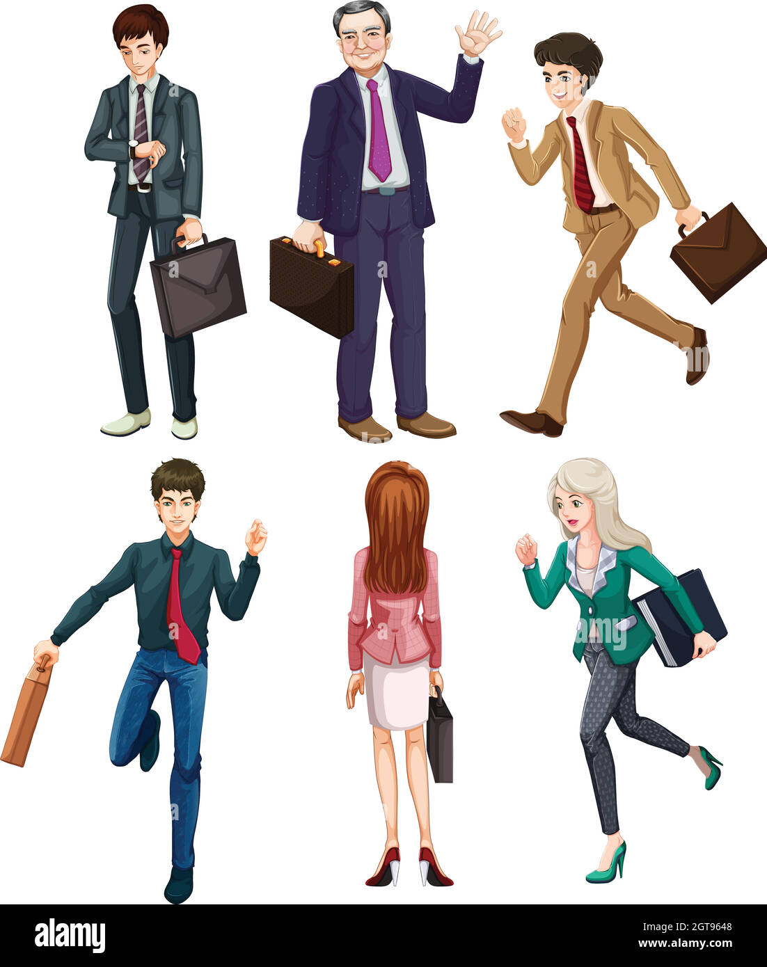 Commercial people Stock Vector Images - Alamy