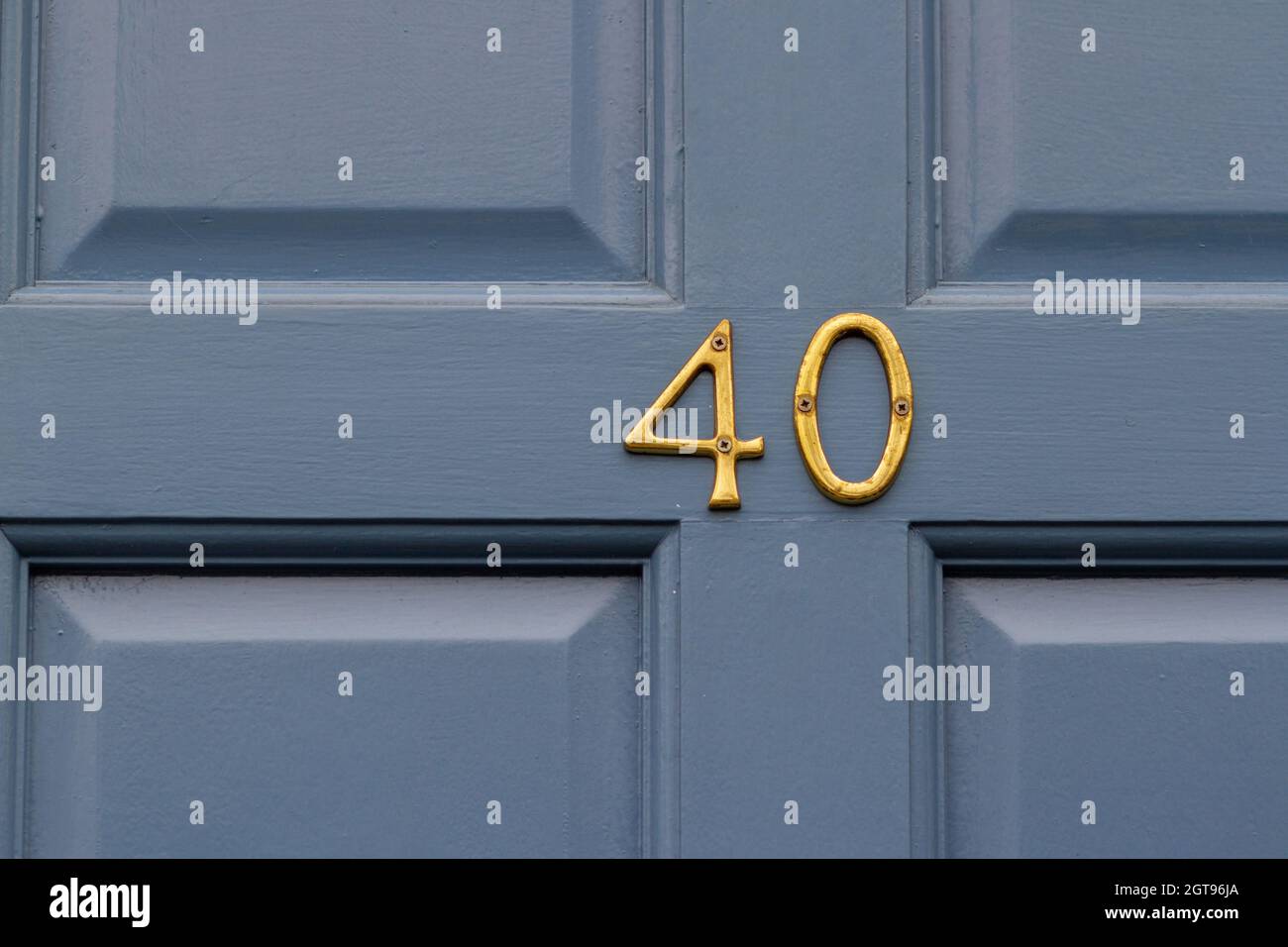 Number 40 door hi-res stock photography and images - Alamy
