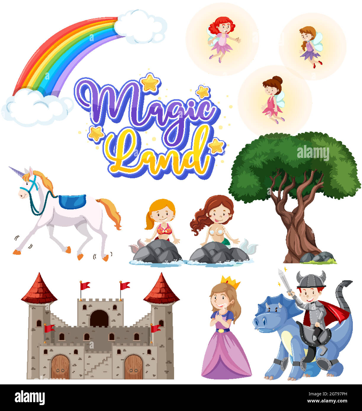 Magic characters Stock Vector Images - Alamy