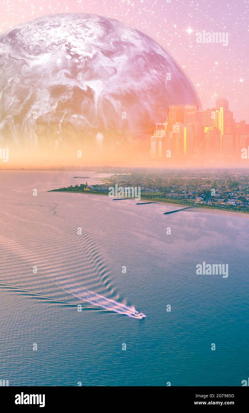 Alien water landscape hi-res stock photography and images - Alamy