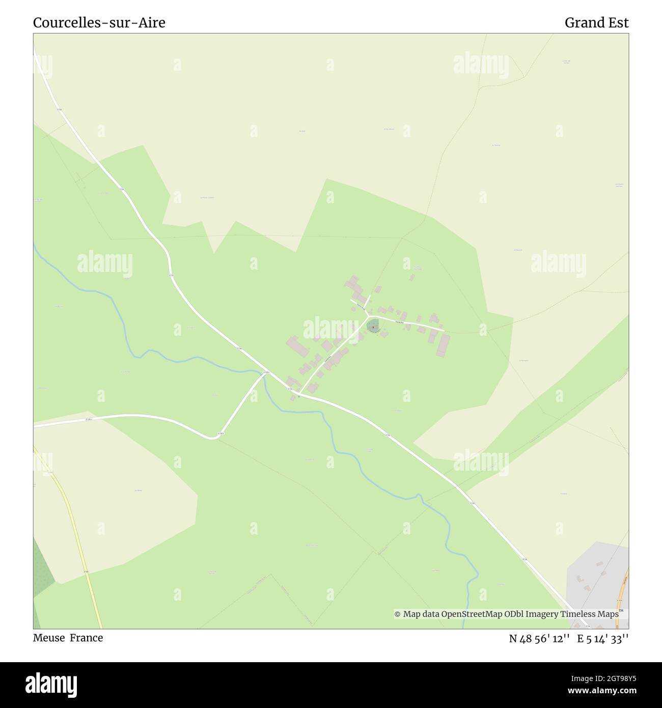 Courcelles-sur-Aire, Meuse, France, Grand Est, N 48 56' 12'', E 5 14 ...