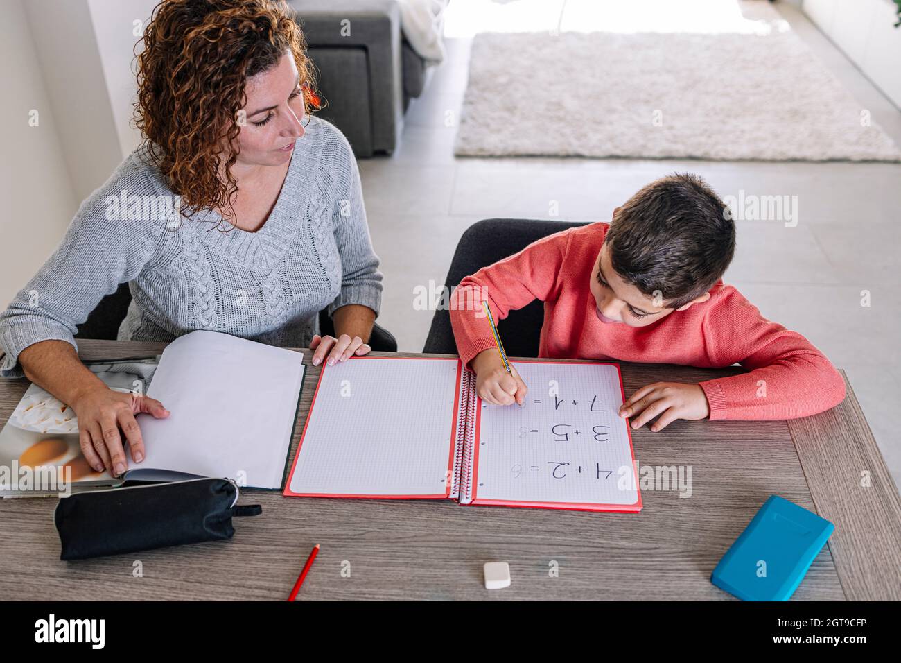 Math Homework Sheet High Resolution Stock Photography and Images - Alamy