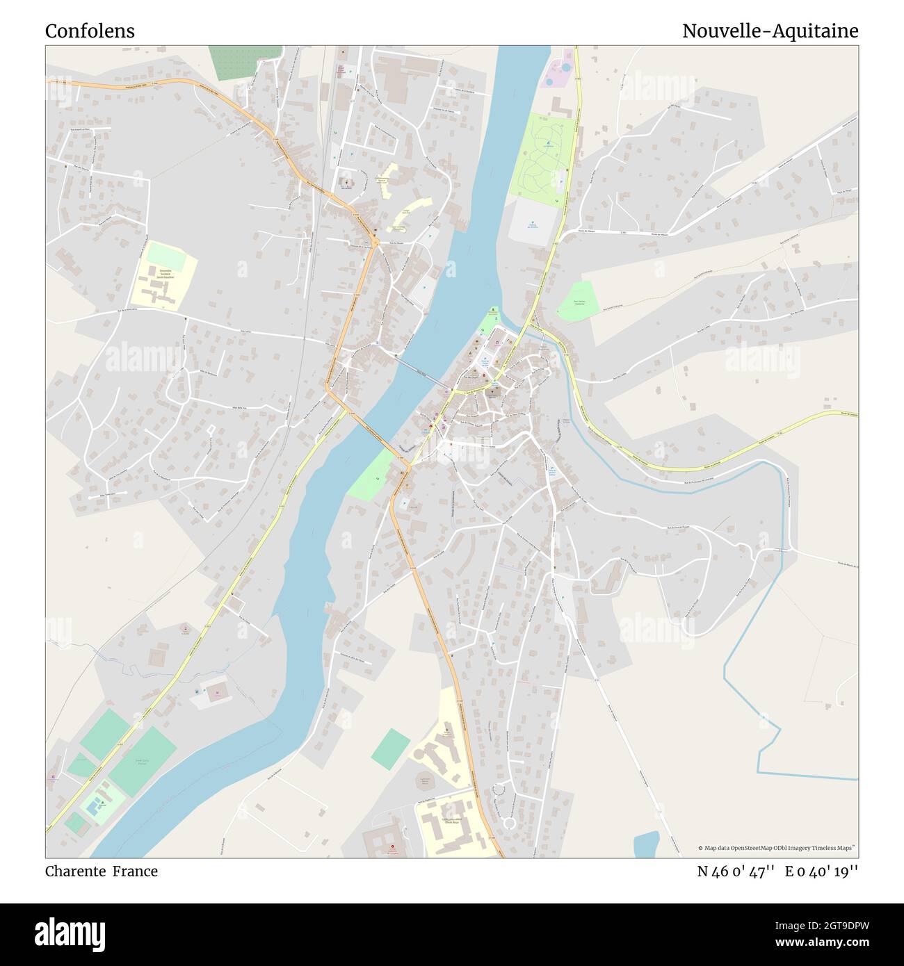 Confolens france Cut Out Stock Images & Pictures - Alamy