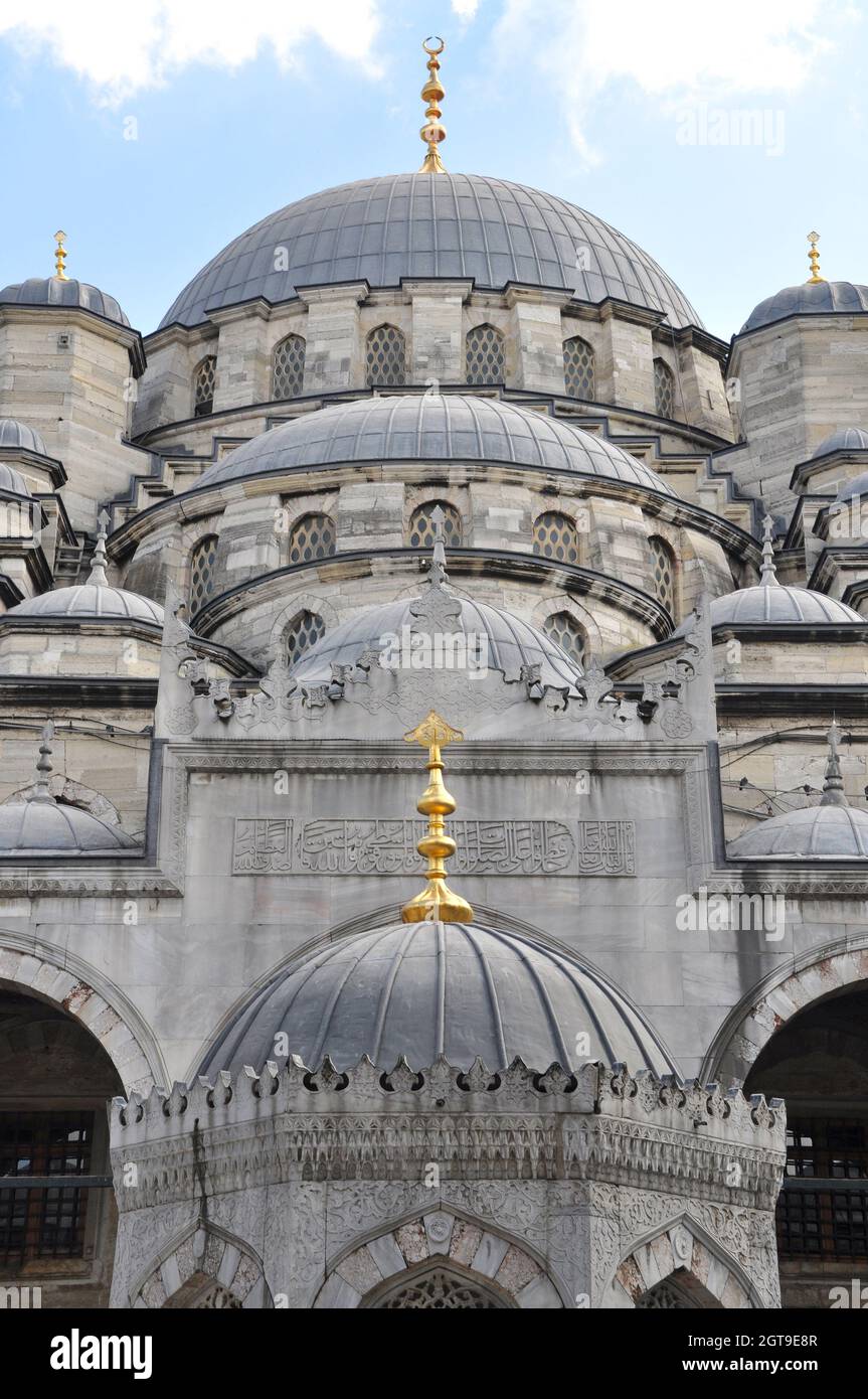 Ottoman style architecture, mosques and minarets details, Istanbul ...