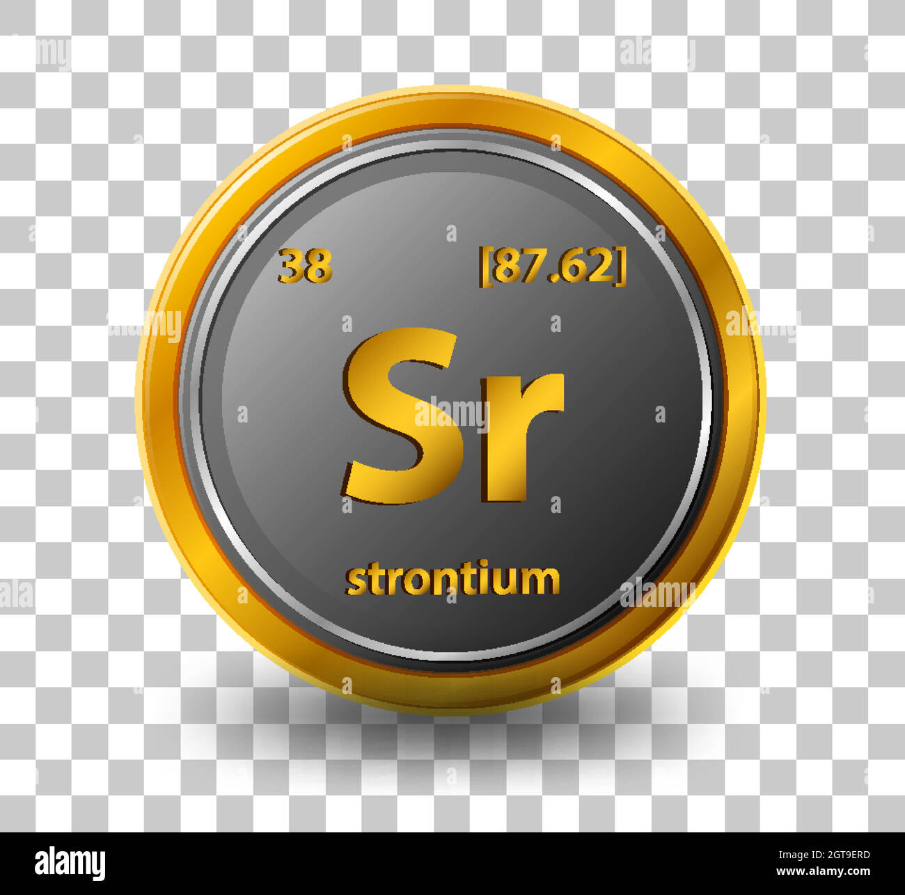 Strontium atom Stock Vector Images - Alamy