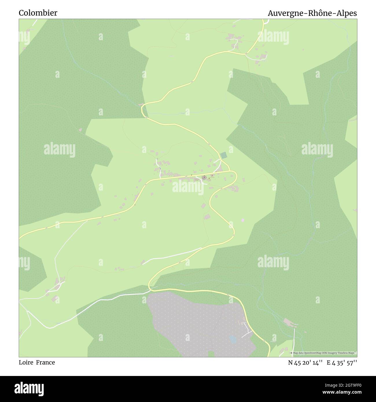 Map of colombier hi-res stock photography and images - Alamy