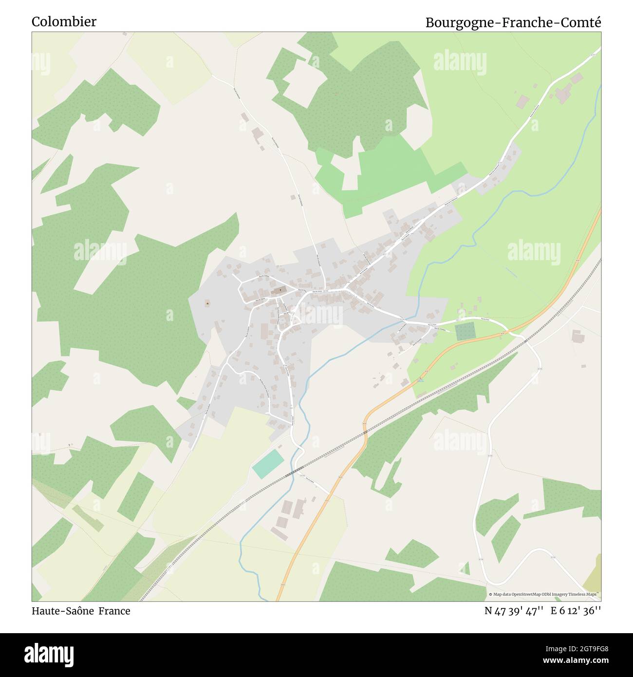 Map of colombier hi-res stock photography and images - Alamy