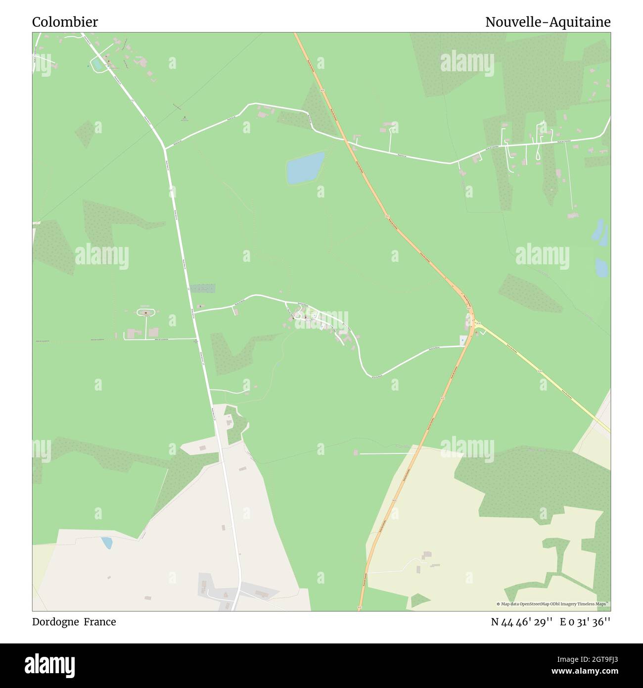 Map of colombier hi-res stock photography and images - Alamy