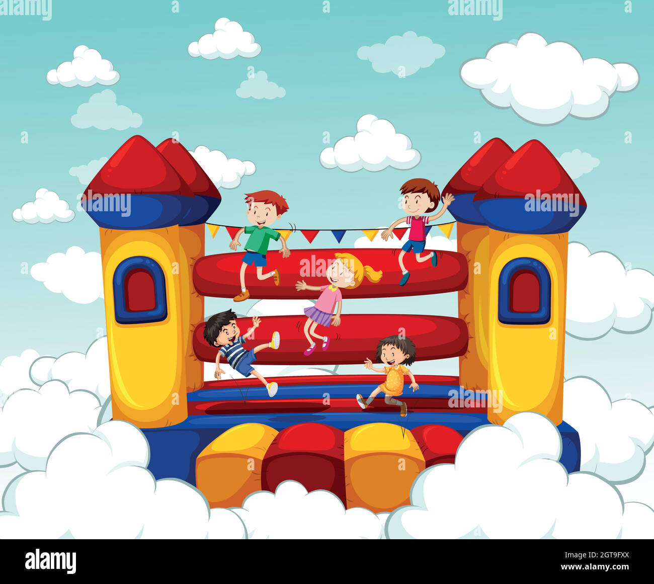 High bouncing Stock Vector Images - Alamy