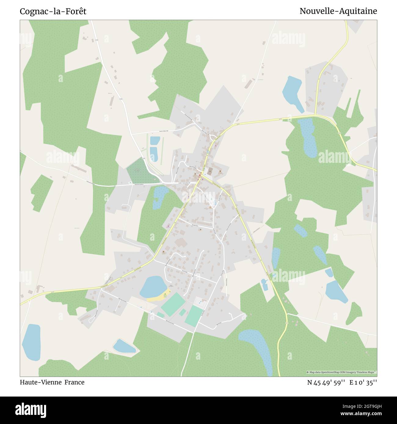 Map of cognac france hi-res stock photography and images - Alamy