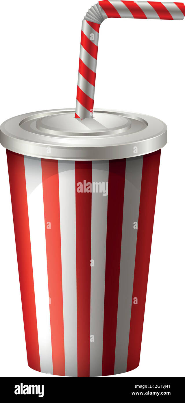 Cola glass soft drink Stock Vector Images - Alamy