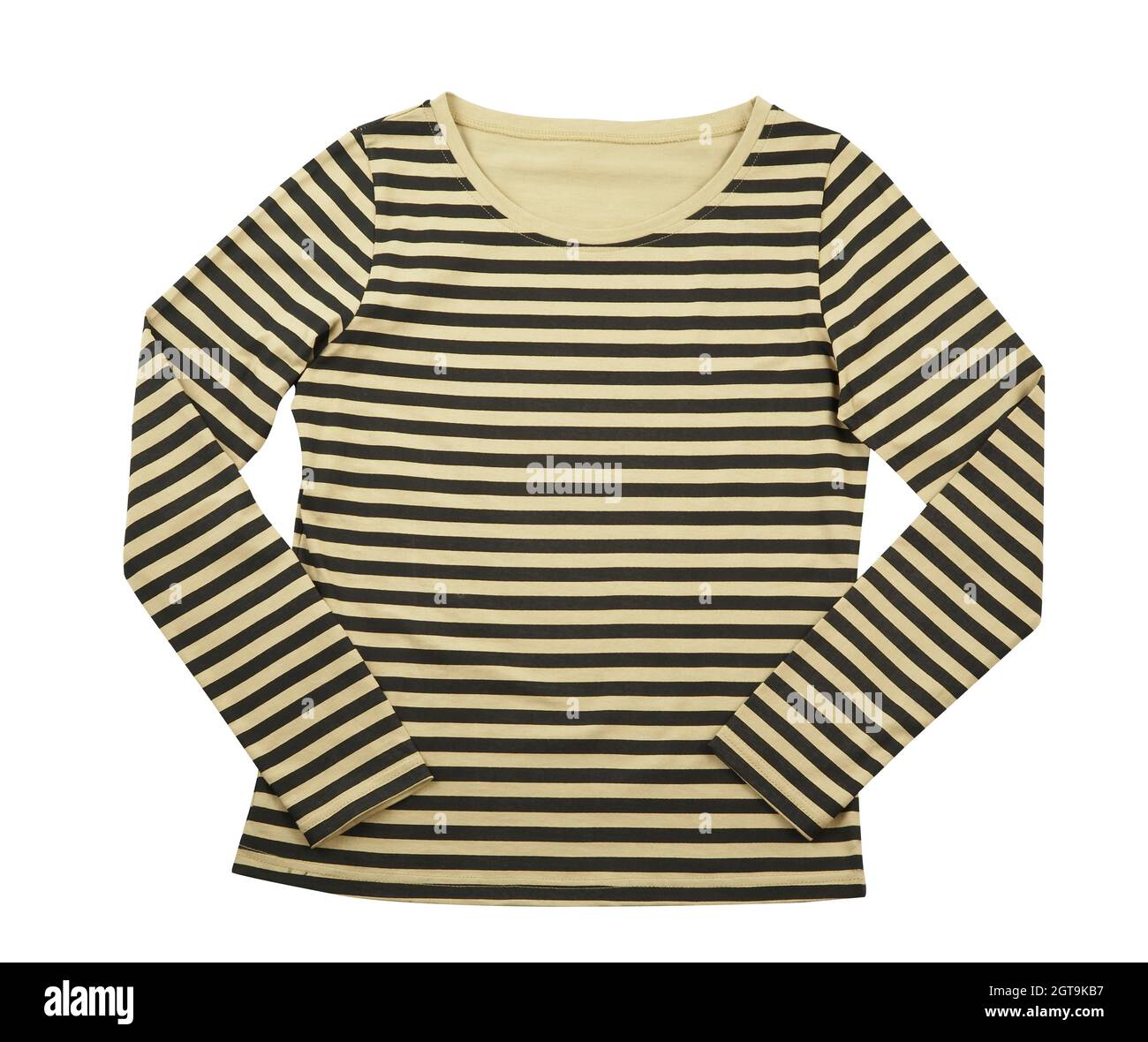 Black and white strip shirt Cut Out Stock Images & Pictures - Alamy