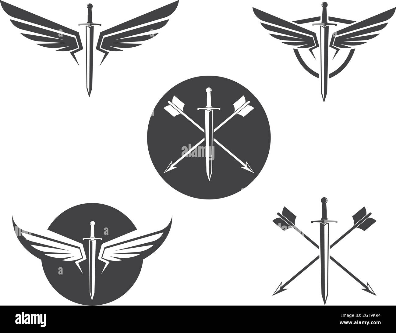 Fantasy sword vector hi-res stock photography and images - Alamy