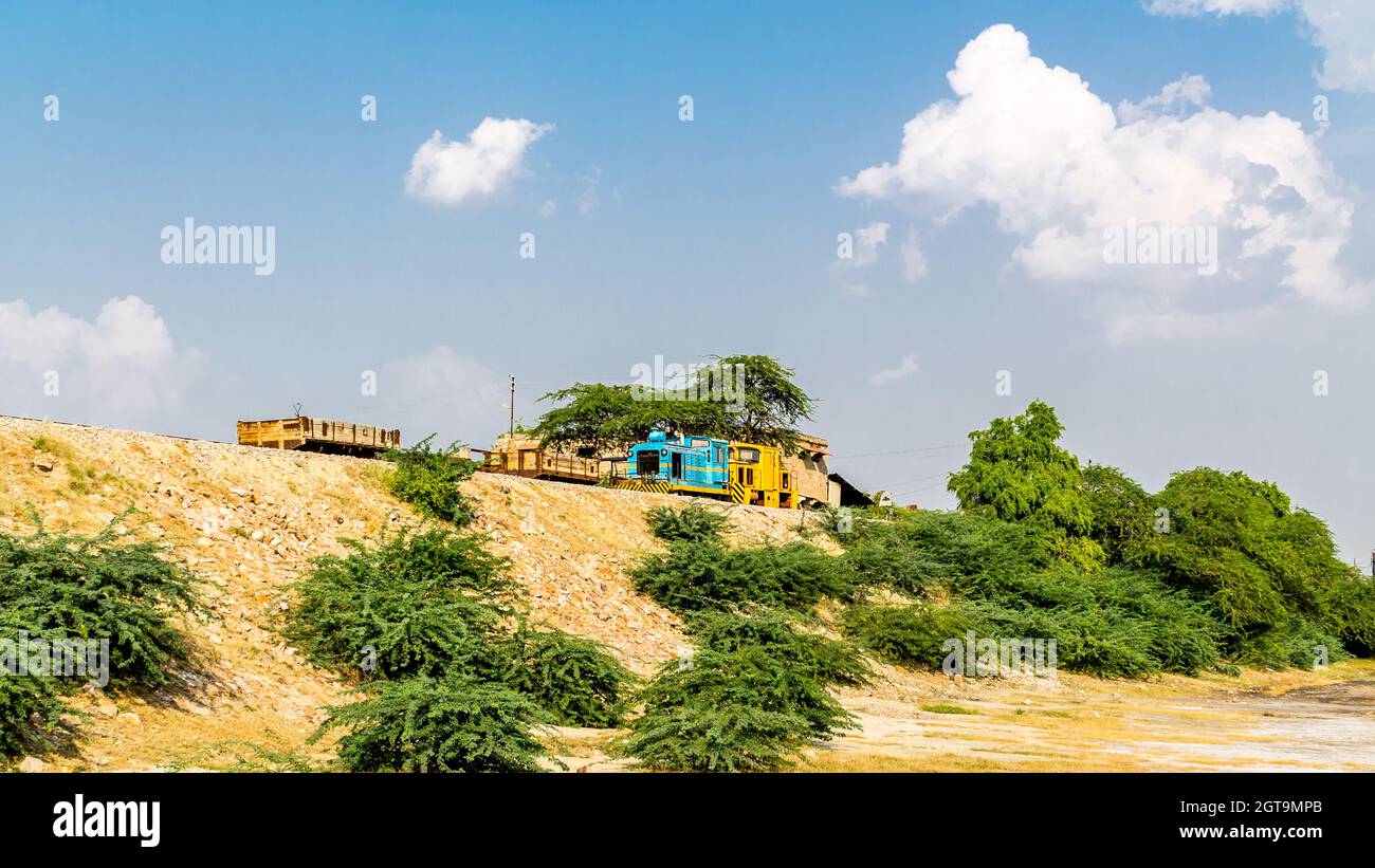 Sambhar salt lake hi-res stock photography and images - Alamy