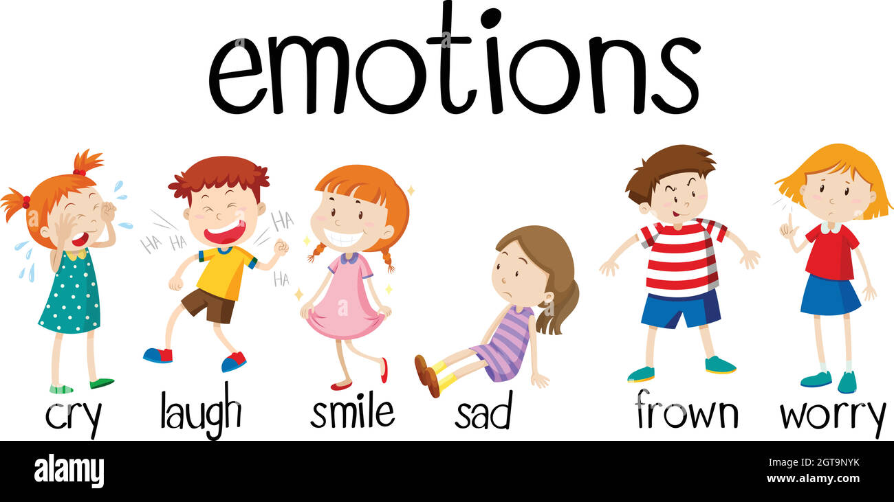 Children expressing different emotions Stock Vector Image & Art - Alamy Children expressing different emotions Stock Vector Image & Art - Alamy