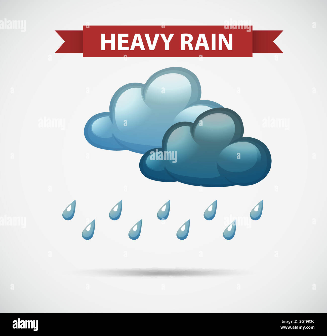 Heavy Rainfall Cartoon