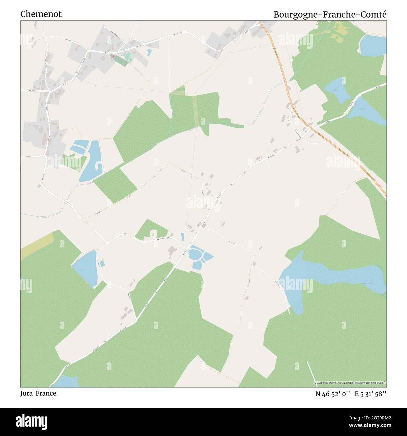 Chemenot, Jura, France, Bourgogne-Franche-Comté, N 46 52' 0'', E 5 31 ...