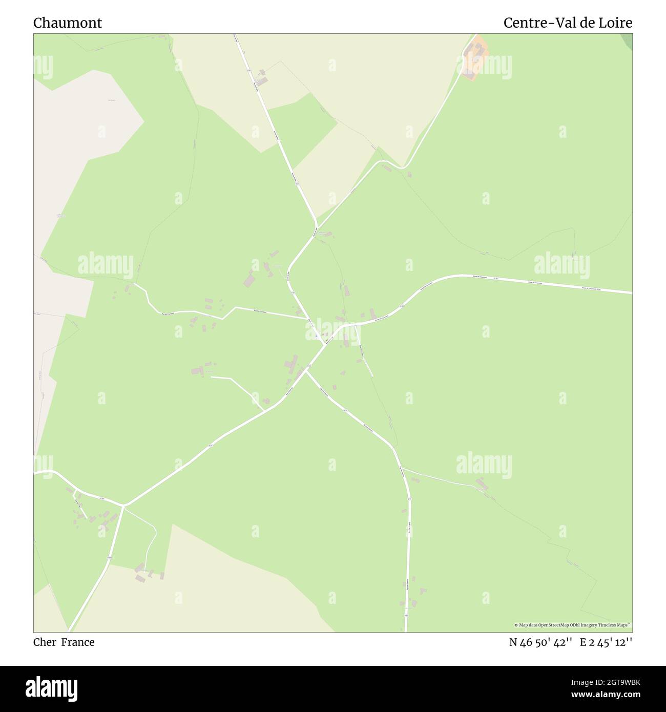 Chaumont, Cher, France, Centre-Val de Loire, N 46 50' 42'', E 2 45' 12 ...