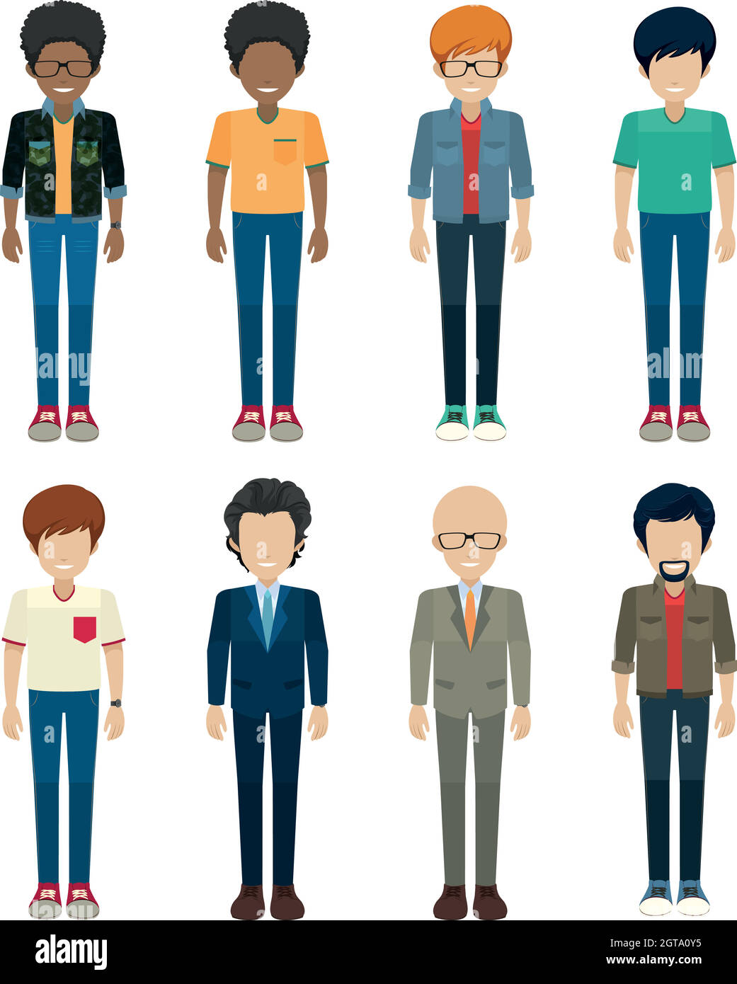 Faceless businessman Stock Vector Images - Alamy