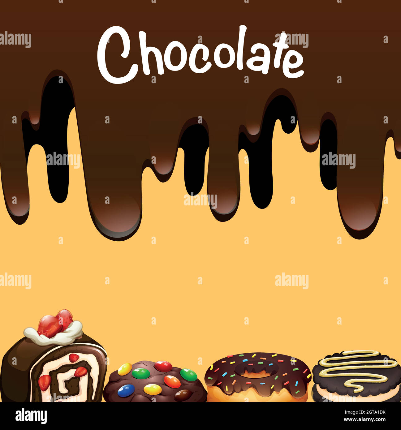 Cream different Stock Vector Images - Alamy