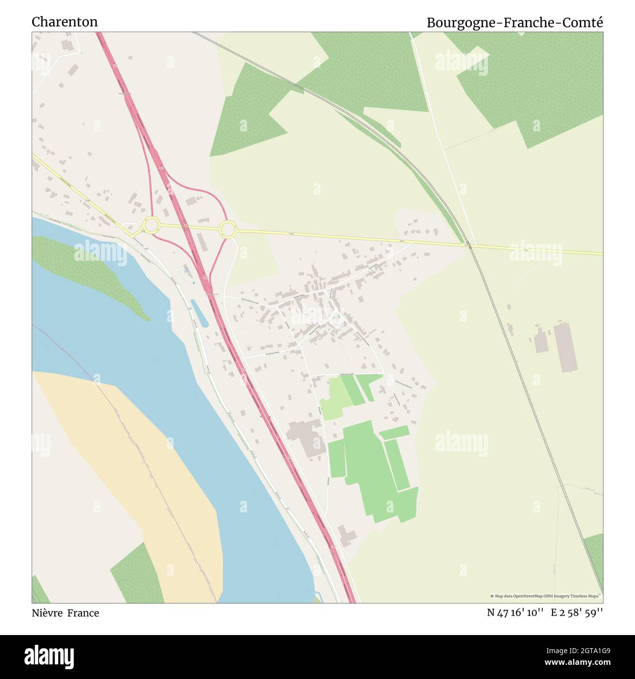 Charenton map Cut Out Stock Images & Pictures - Alamy