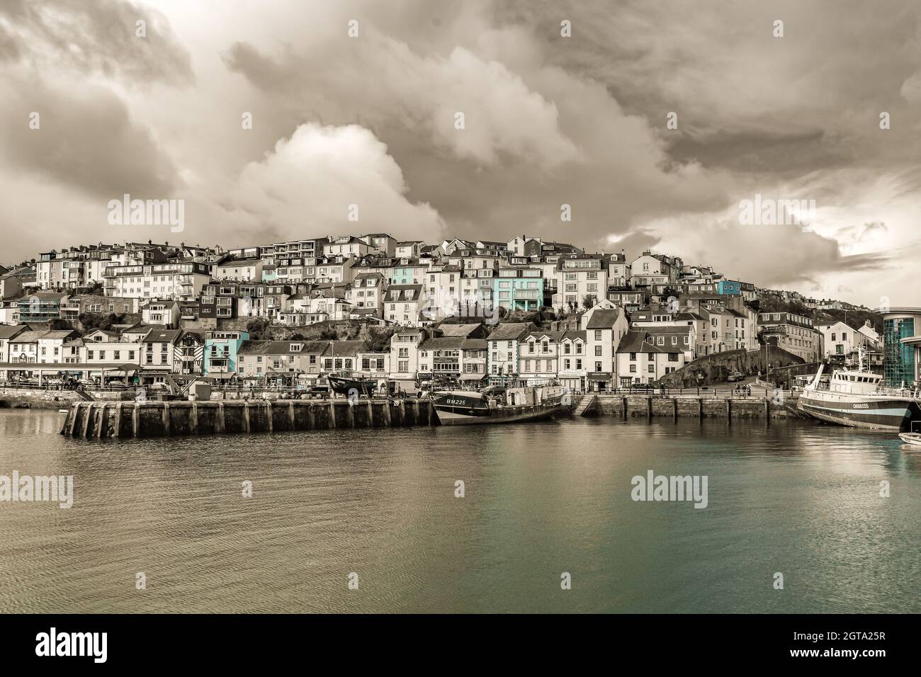 Brixham aerial hi-res stock photography and images - Alamy