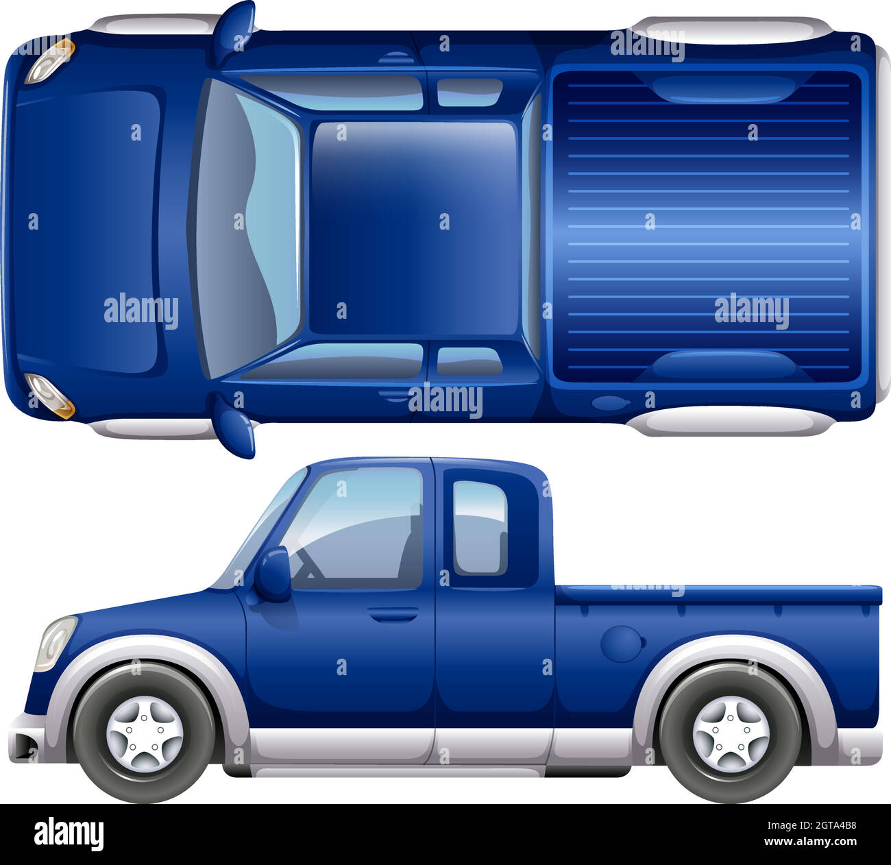 Large wheeled vehicle Stock Vector Images - Alamy