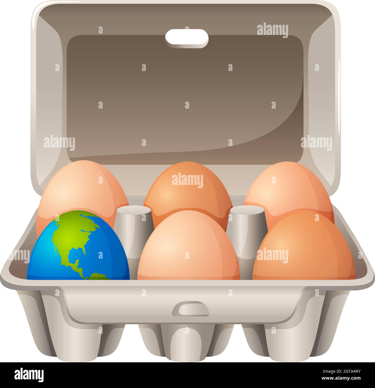 Earth in egg shape Stock Vector Image & Art - Alamy