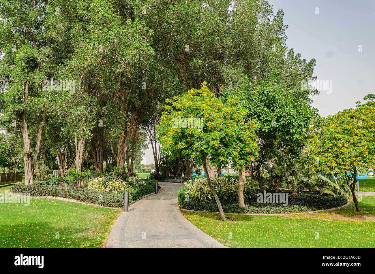 MIA Park in Qatar adjuscent to the Museum of Islamic Art Stock Photo ...