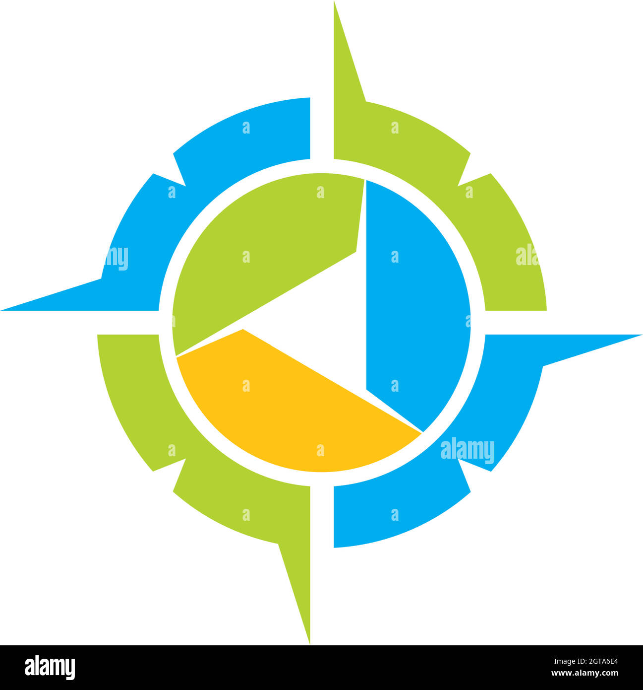 Navigation compass Stock Vector Images - Alamy