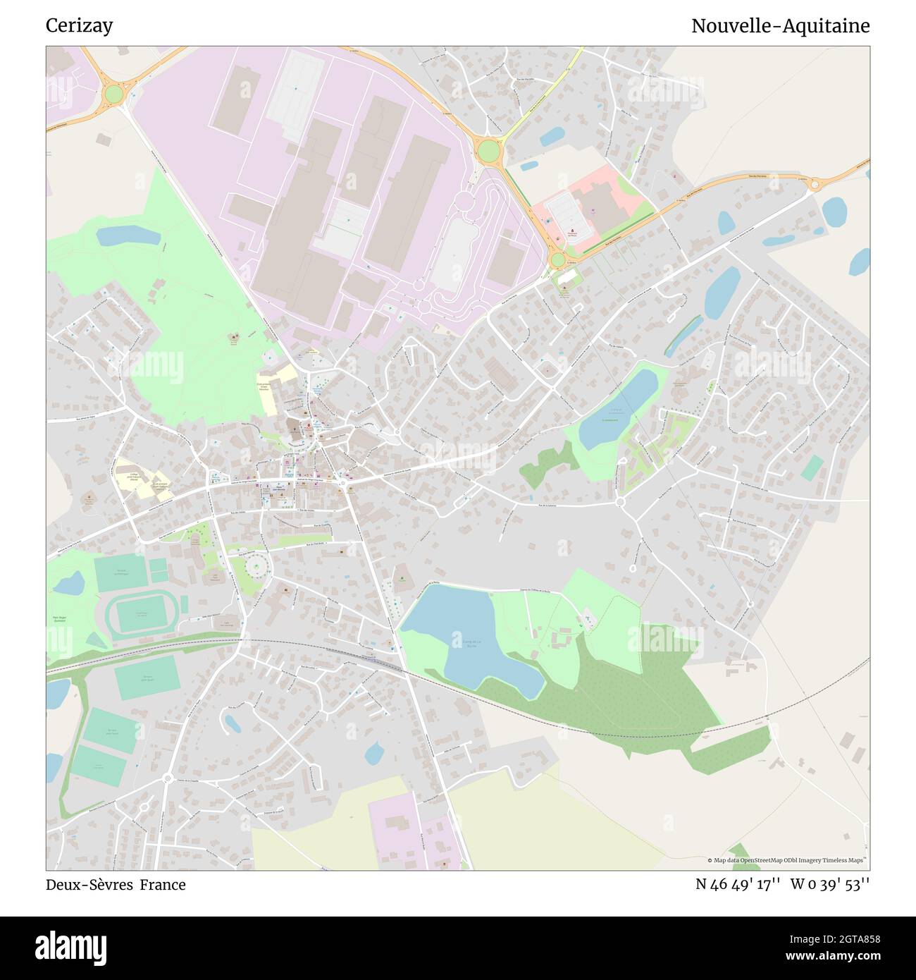 Deux sevres map hi-res stock photography and images - Alamy