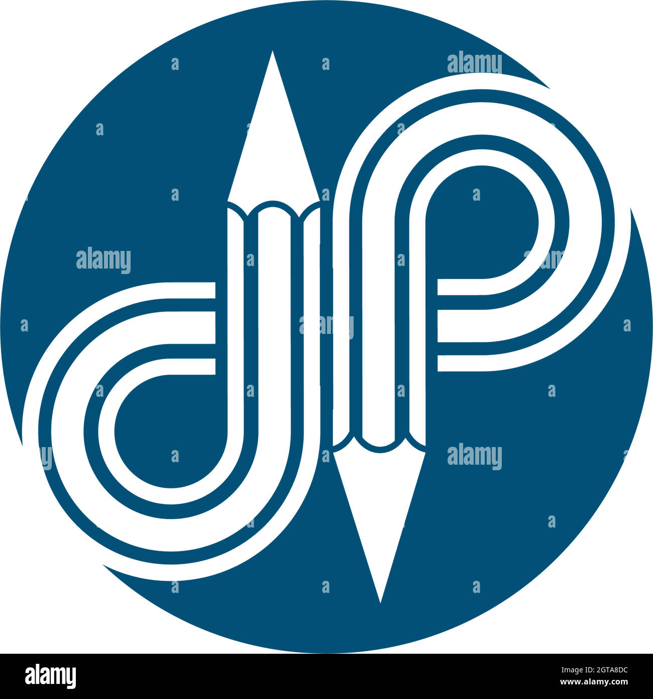 Initial dp logo Stock Vector Images - Alamy