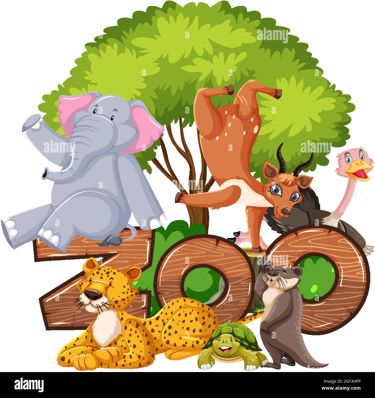 Zoo entrance sign Cut Out Stock Images & Pictures - Alamy
