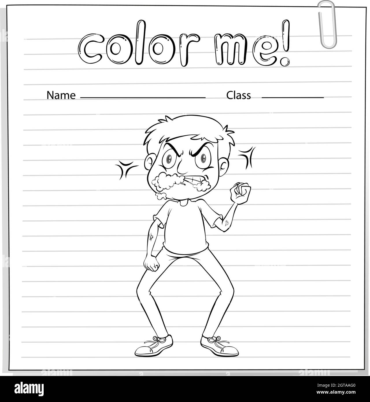 Man drawing pad Stock Vector Images - Alamy