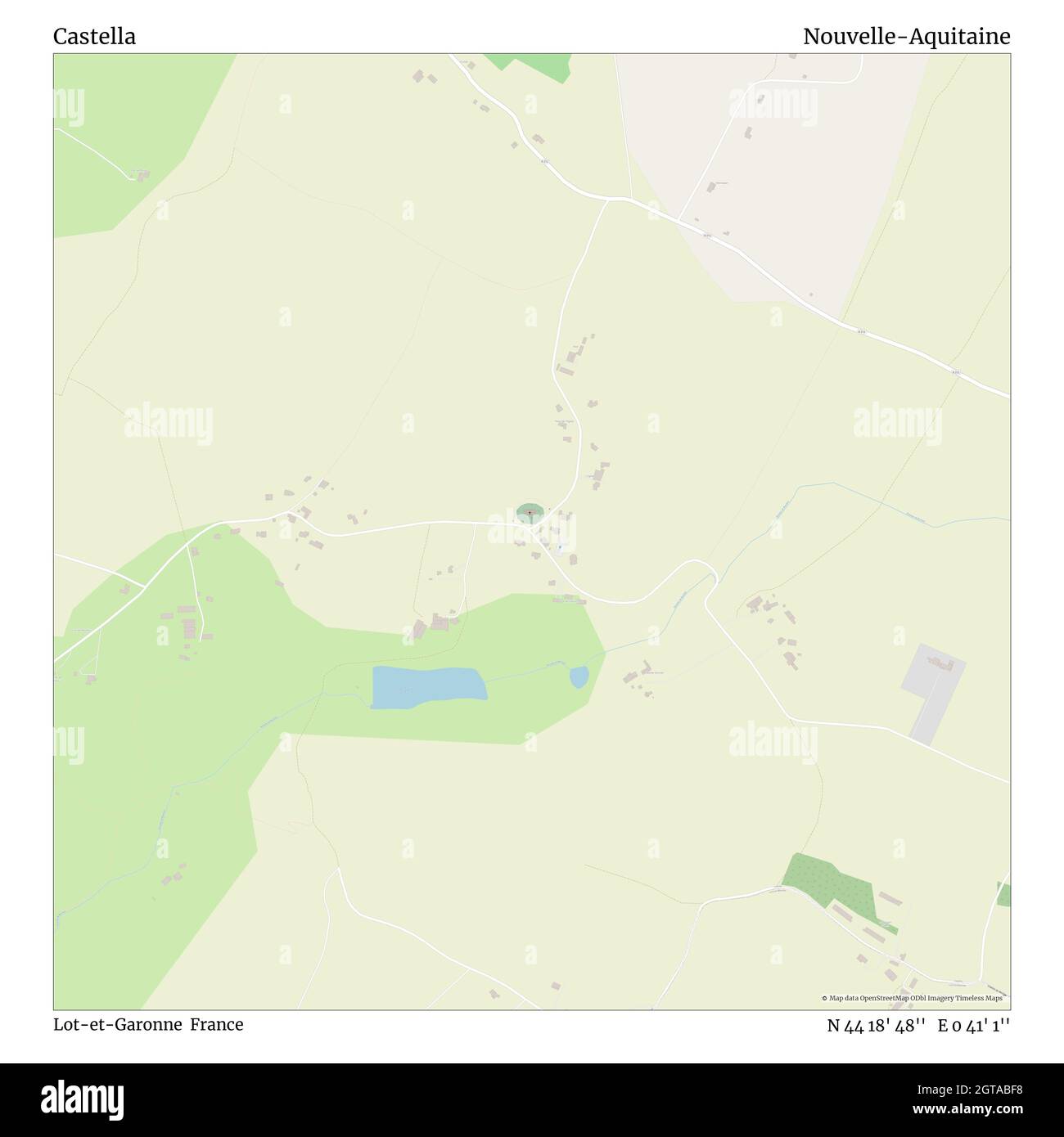 Map of castella hi-res stock photography and images - Alamy