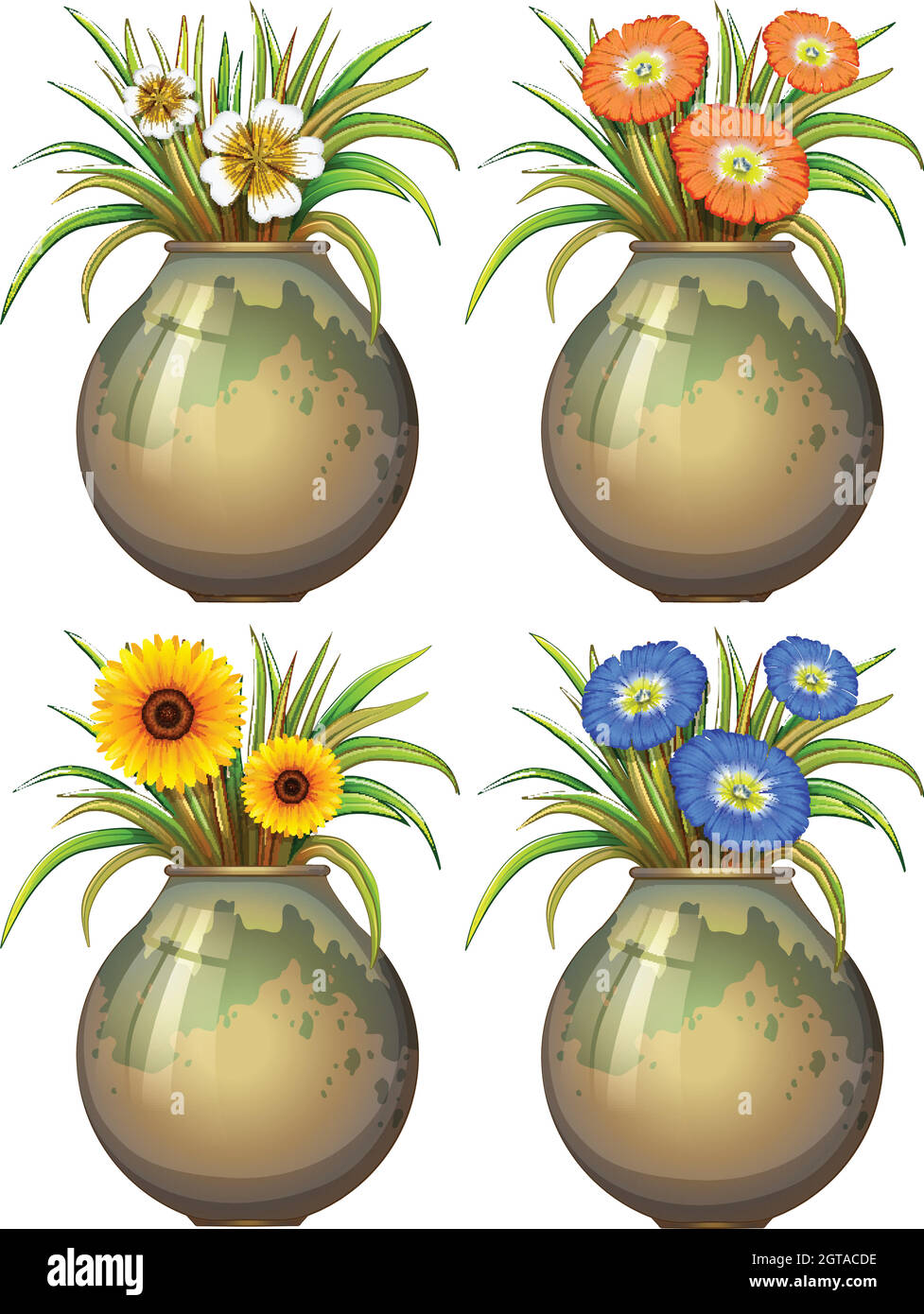 Group plant Stock Vector Images - Alamy