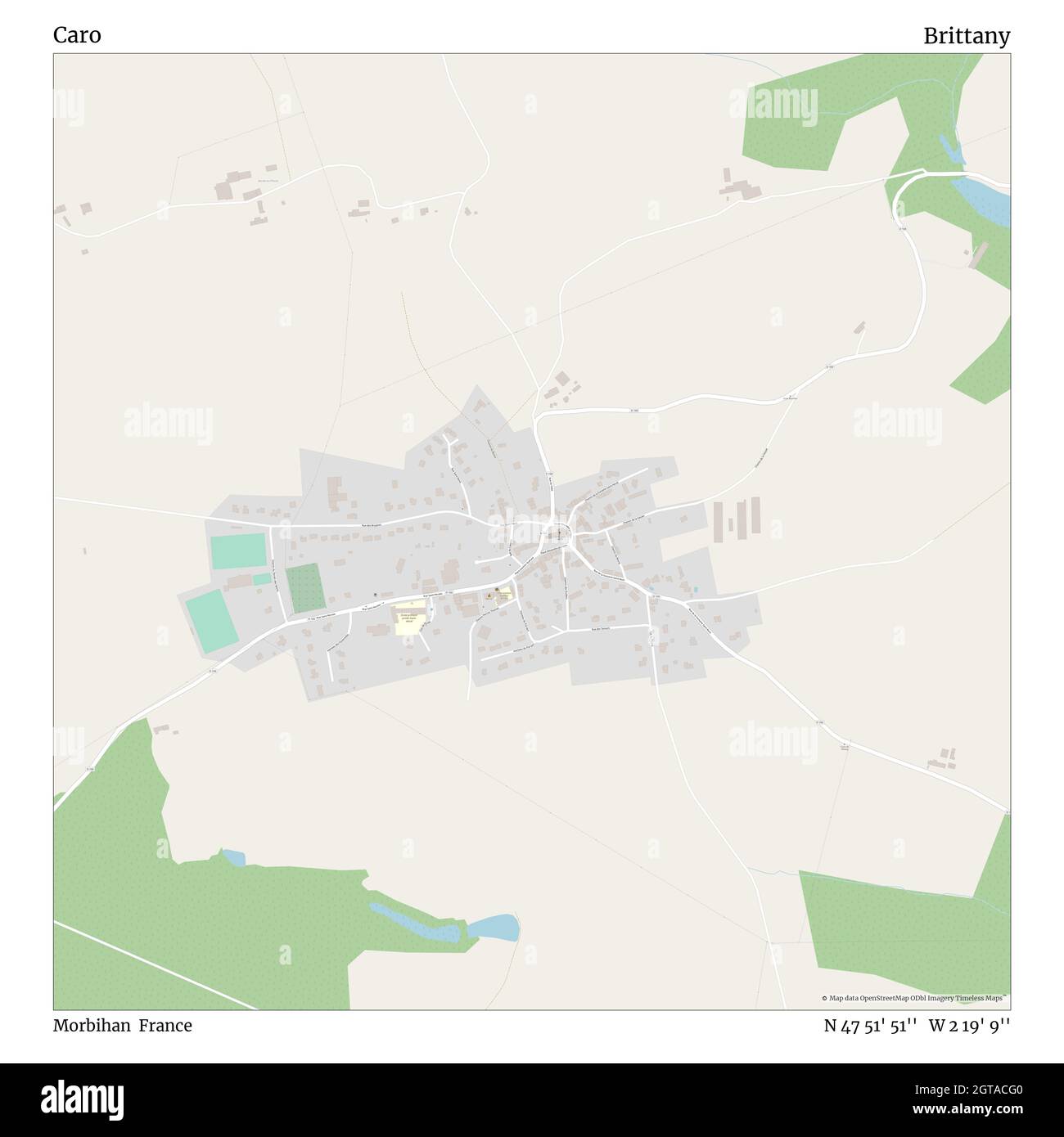 Map of caro hi-res stock photography and images - Alamy