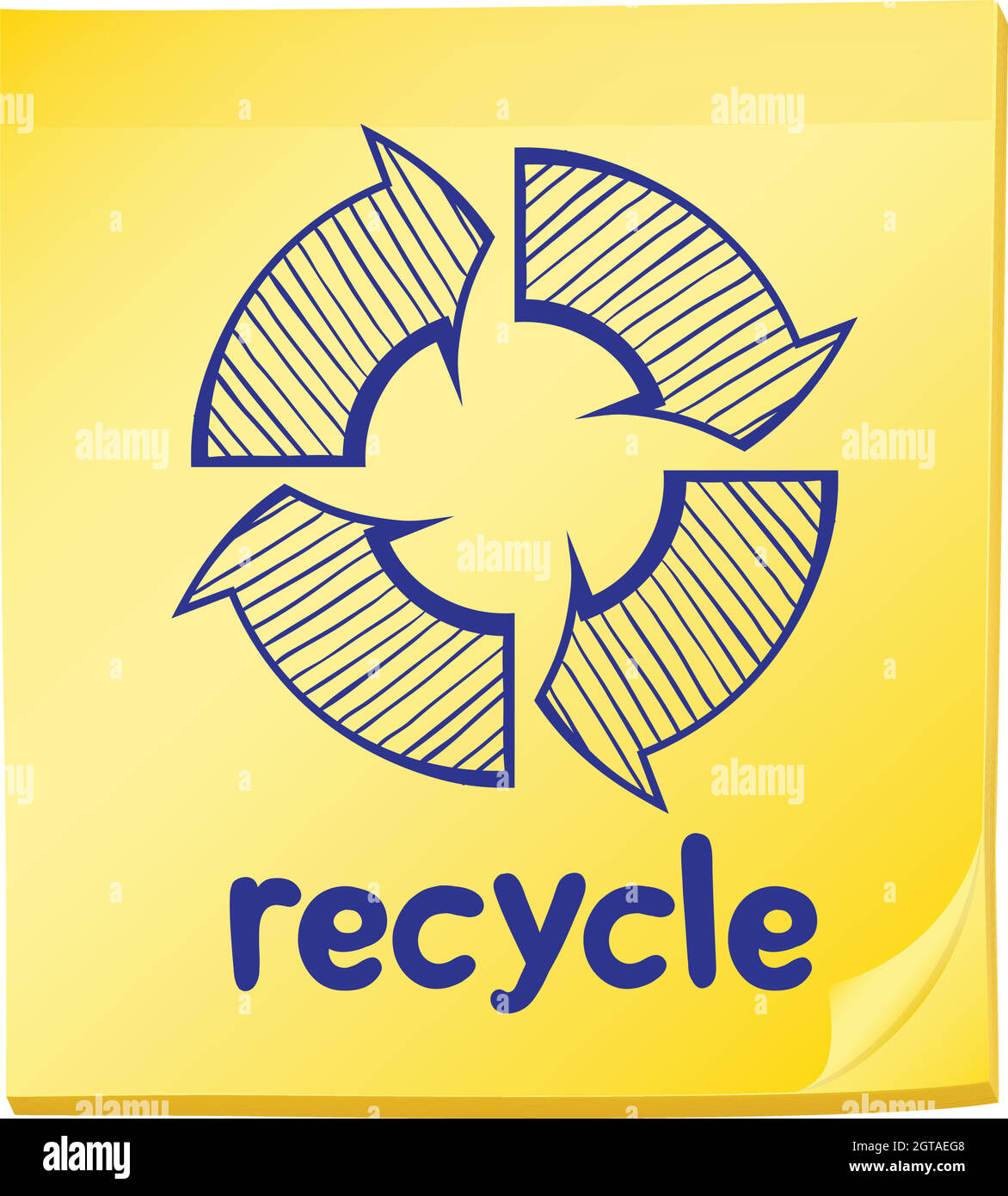 Recyclable label Stock Vector Images - Alamy