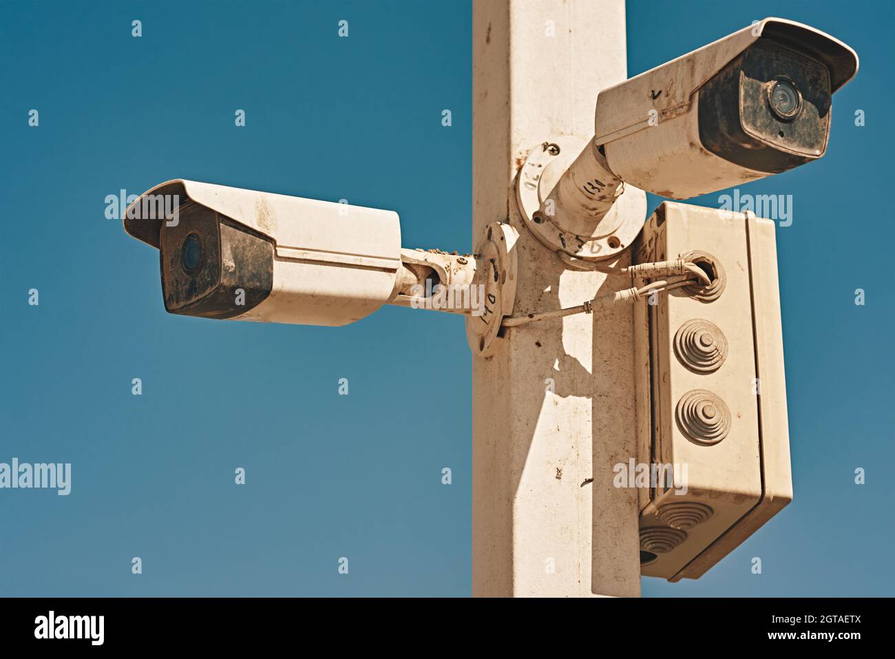 Cctv screen street hi-res stock photography and images - Alamy