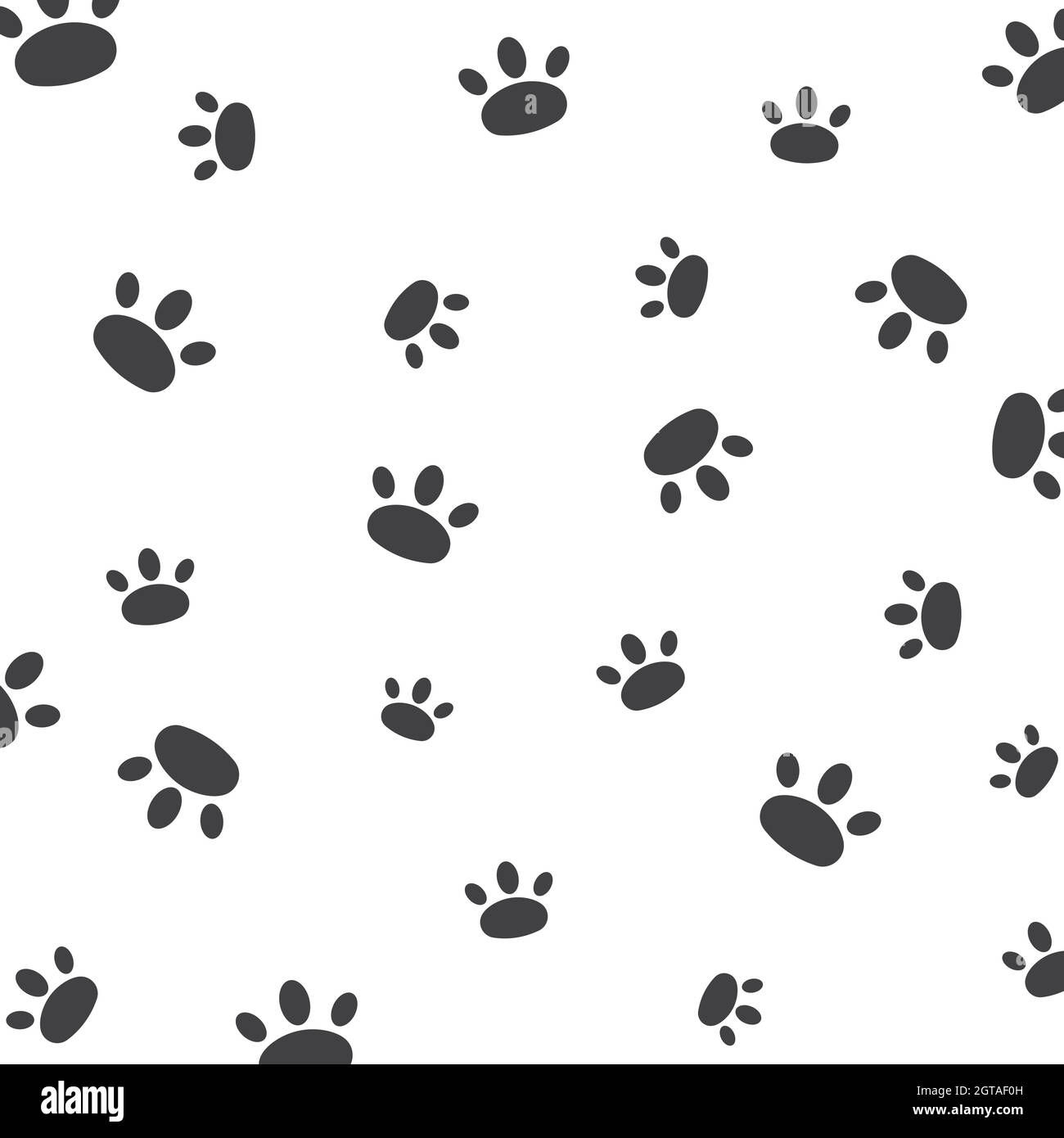 Vector illustration bear paw Stock Vector Images - Alamy