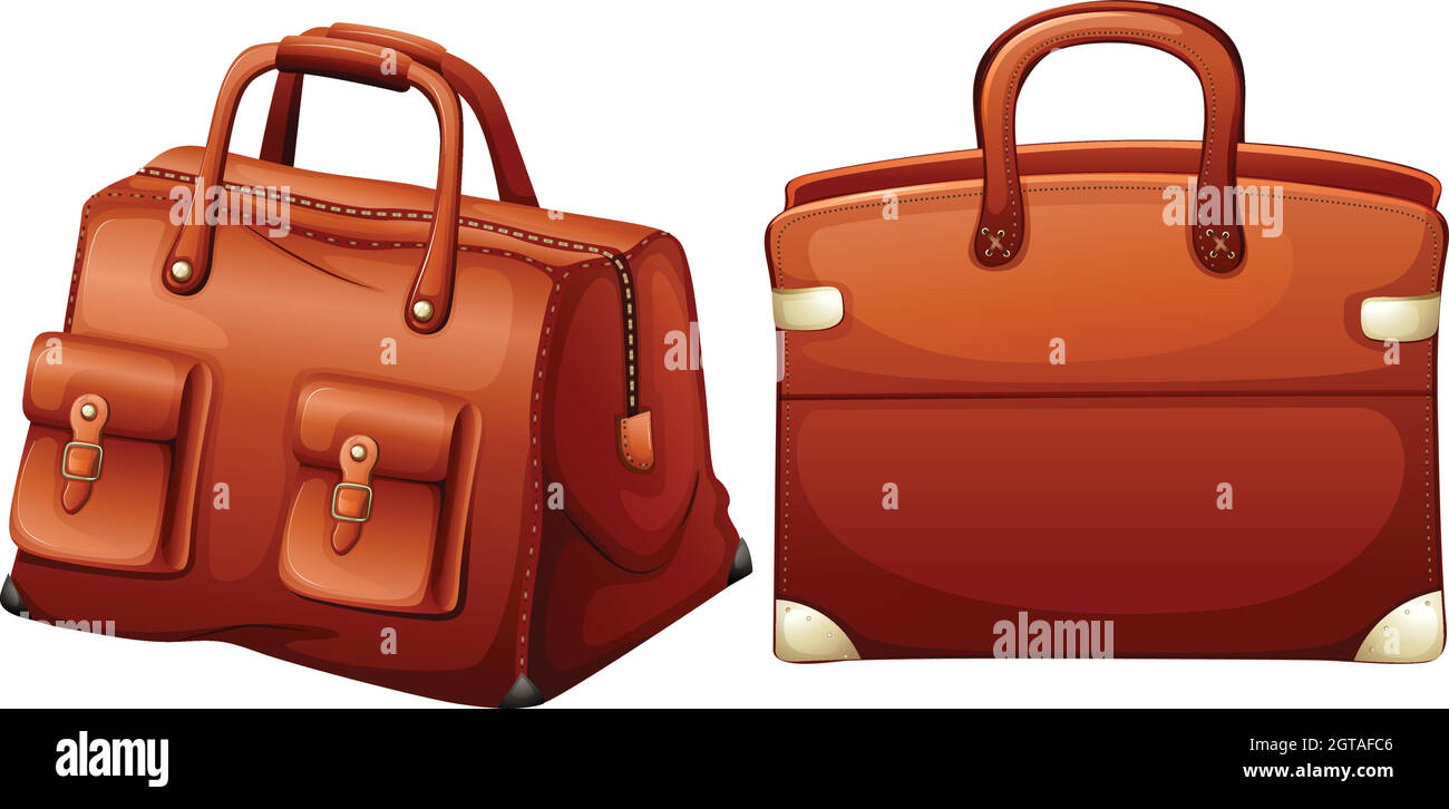 Two designs of brown bags Stock Vector Image & Art - Alamy