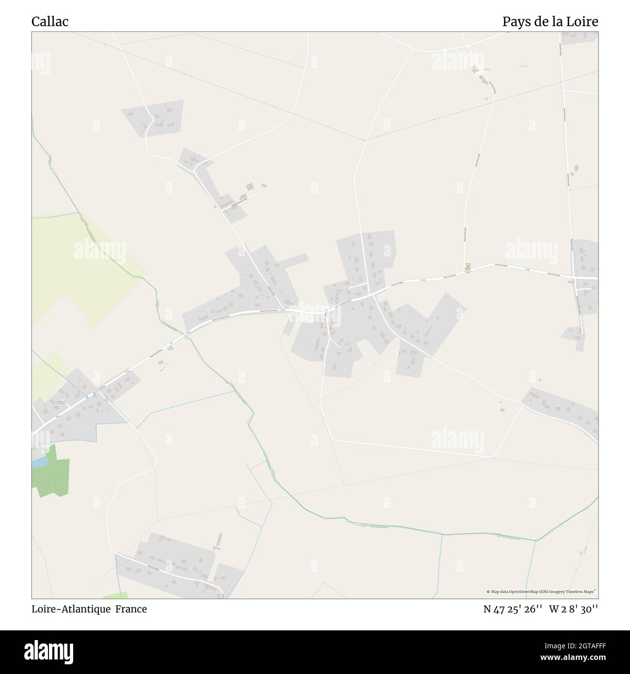 Callac, Loire-Atlantique, France, Pays de la Loire, N 47 25' 26'', W 2 ...