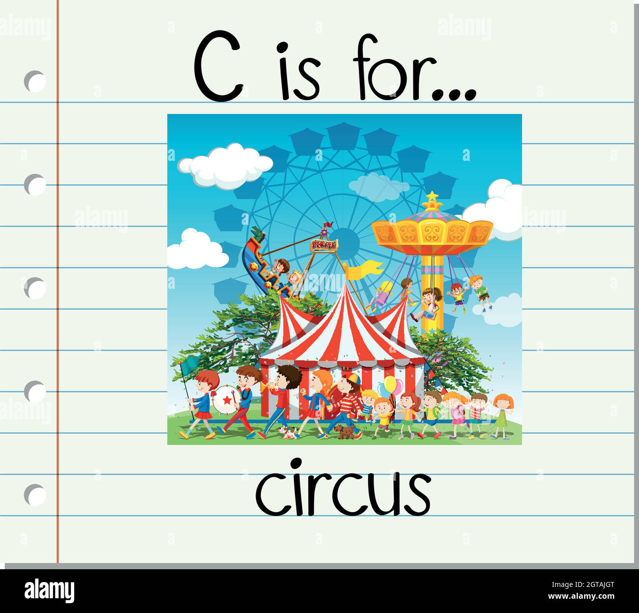 English circus Stock Vector Images - Alamy